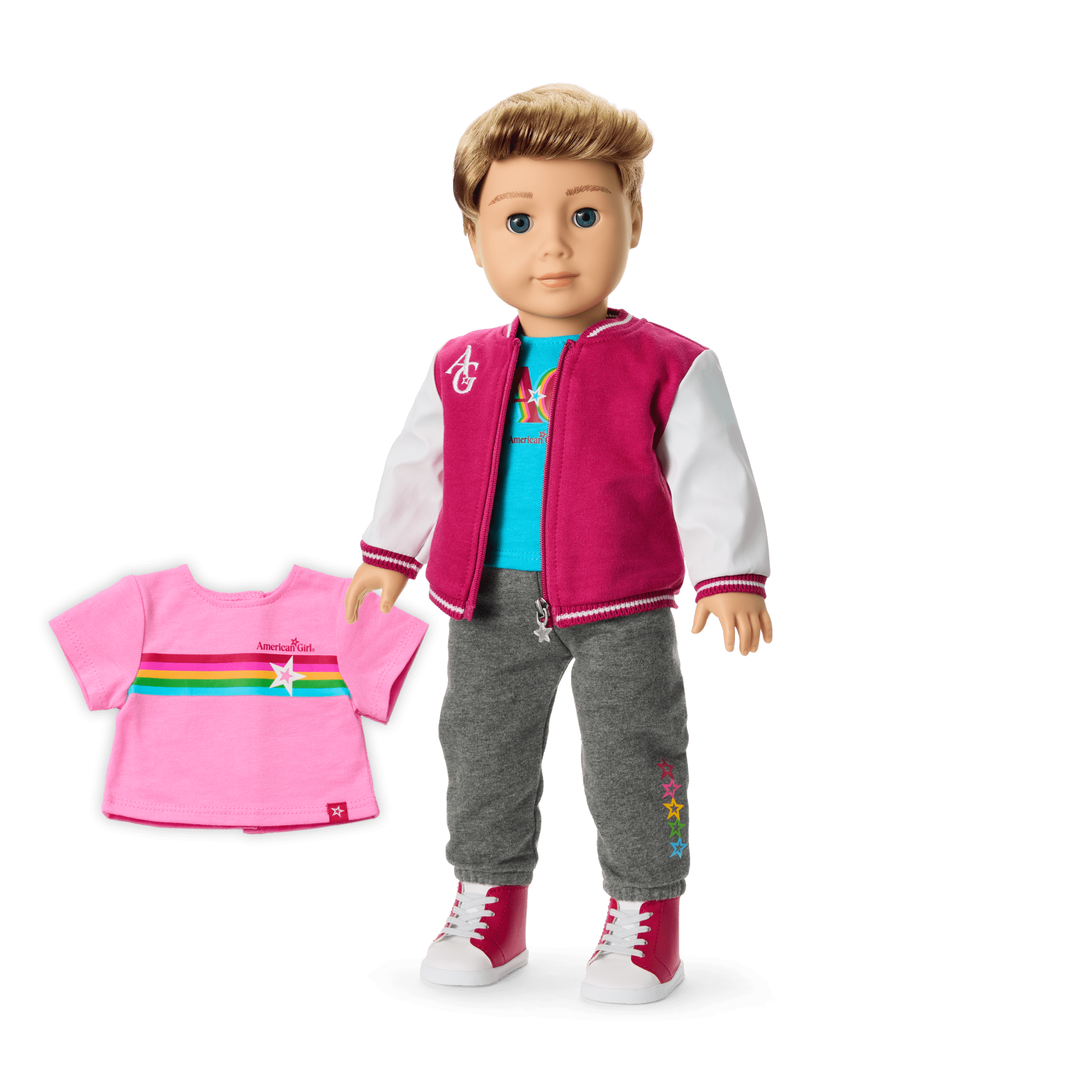 Truly Me™ 18-inch Doll #104 with straight caramel hair | American Girl®