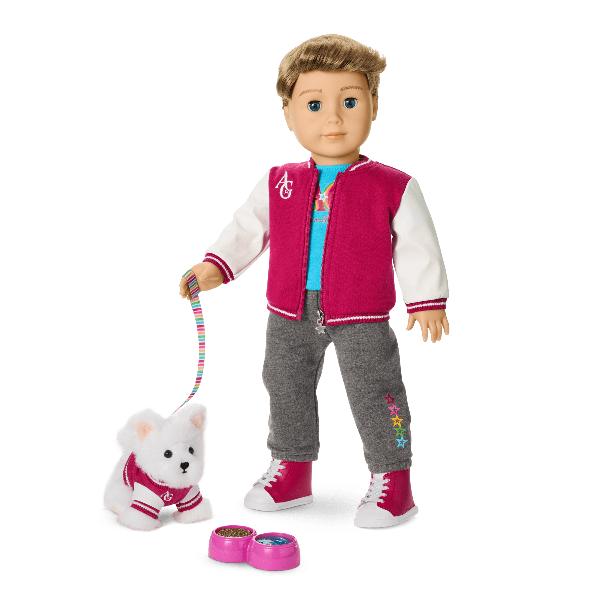 Truly Me™ Doll #104, Puppy, Mini Backpack & Accessories Bundle