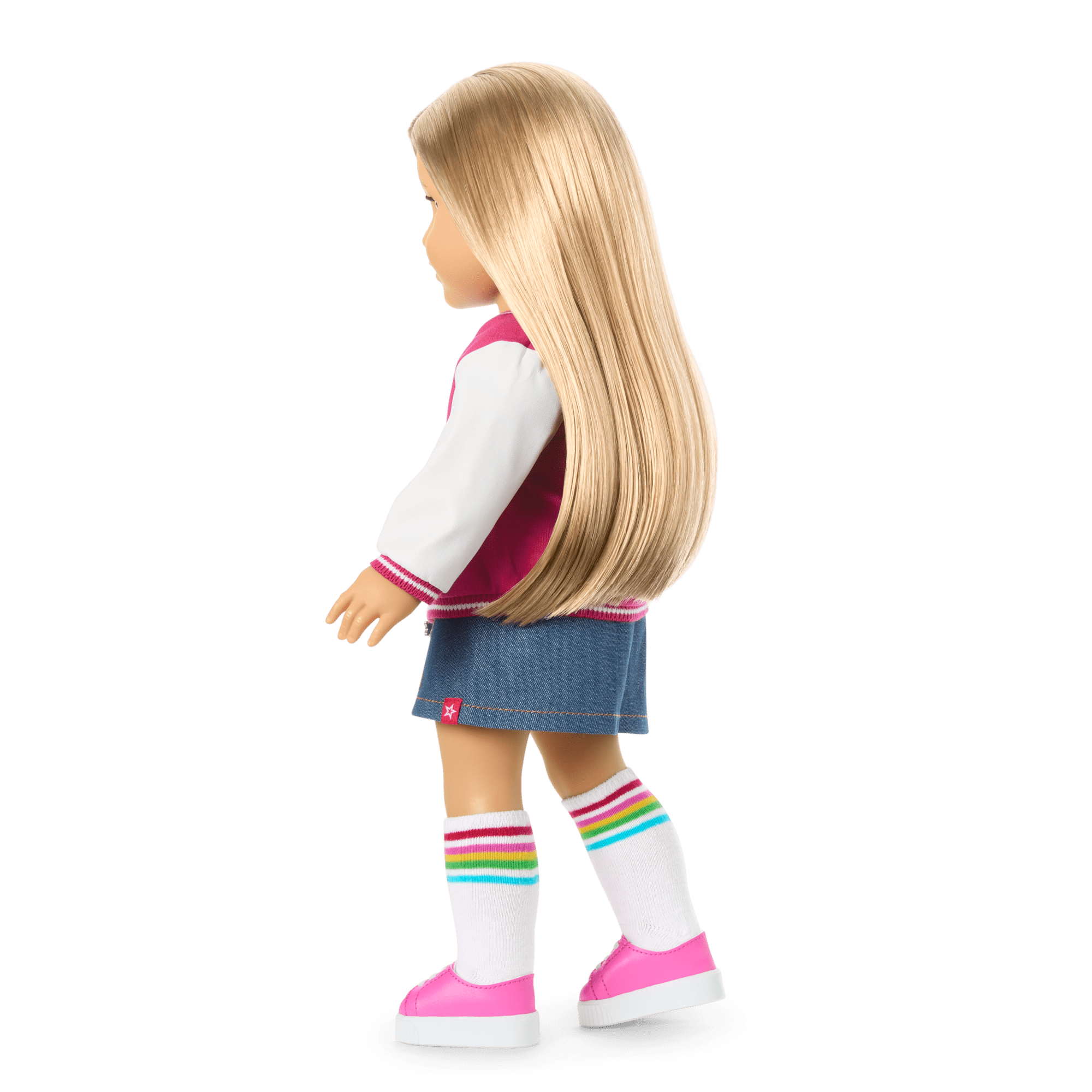 Truly Me™ 18-inch Doll #131 with straight blonde hair | American Girl®