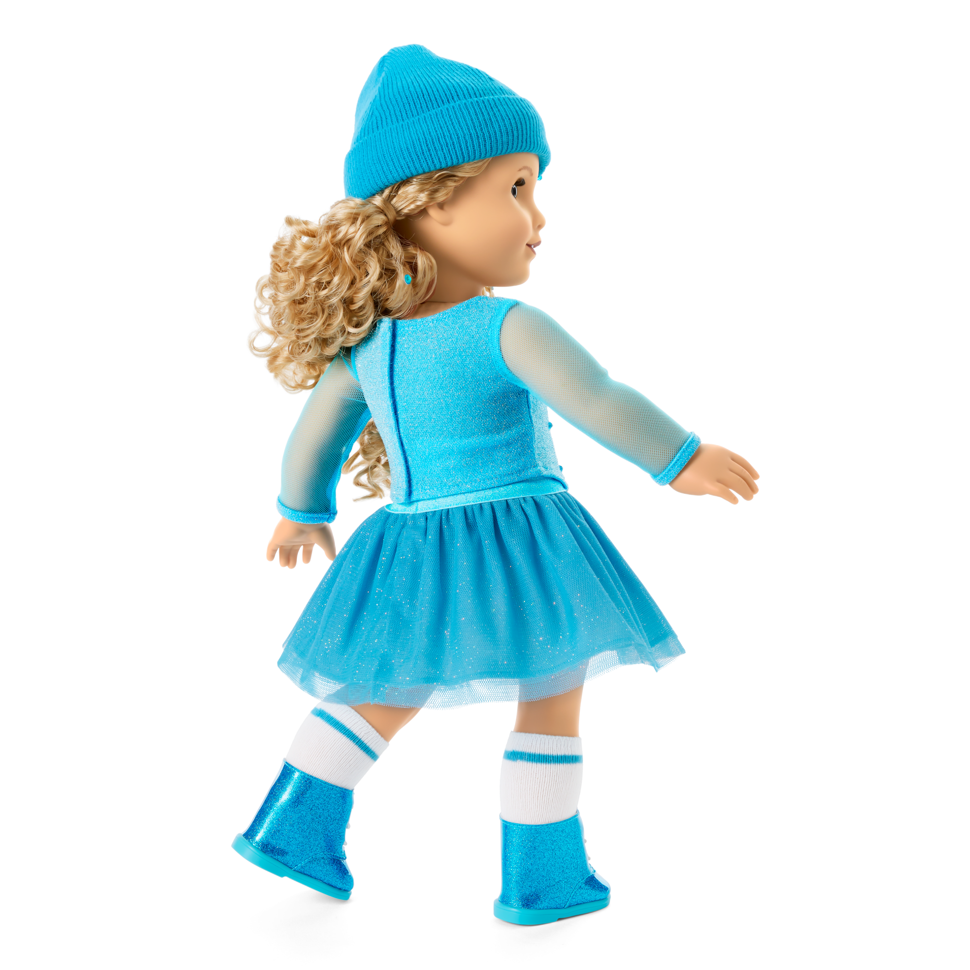 December Blue Brilliance Topaz Outfit for 18-inch Dolls