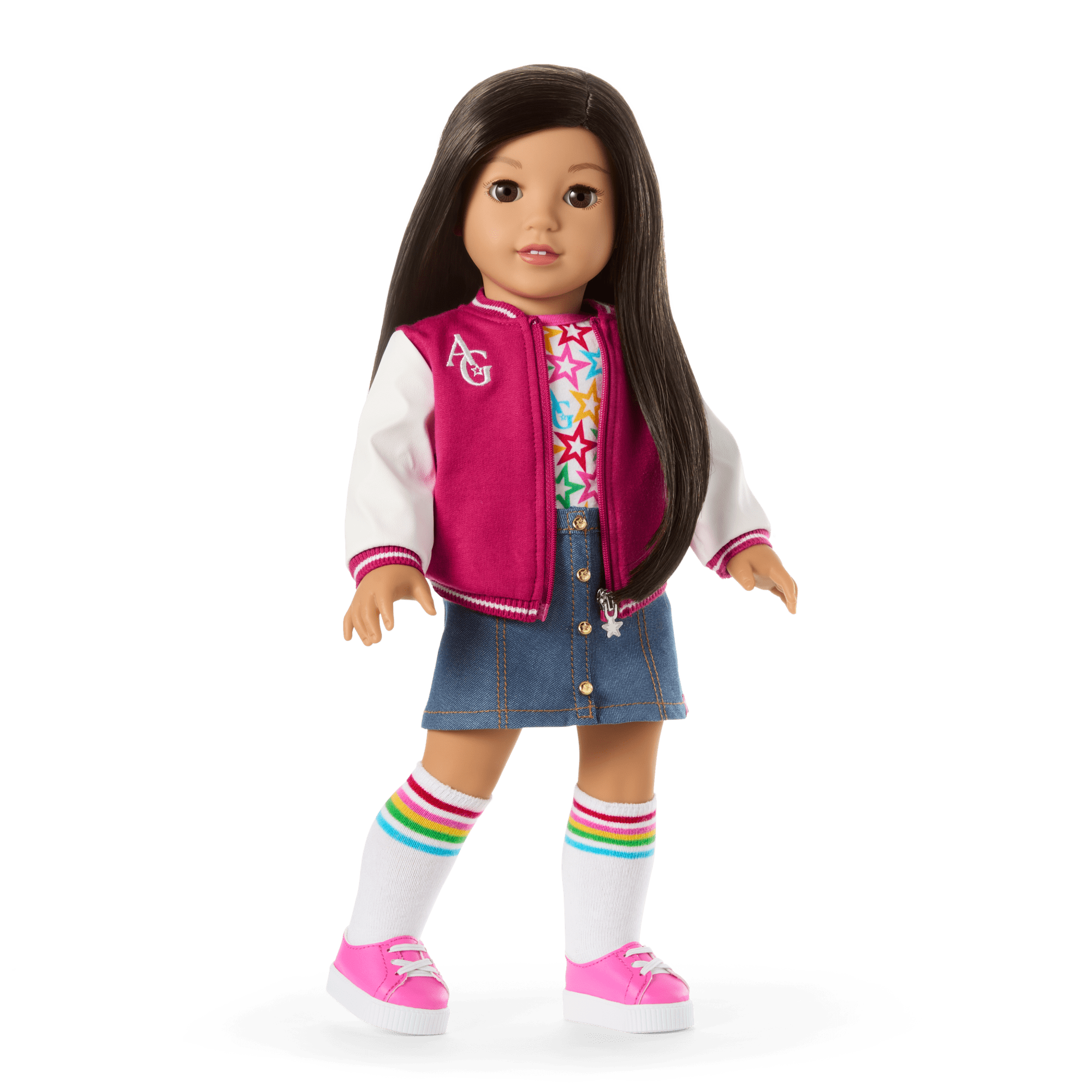 Truly Me™ Doll #124, Puppy, Mini Backpack & Accessories Bundle