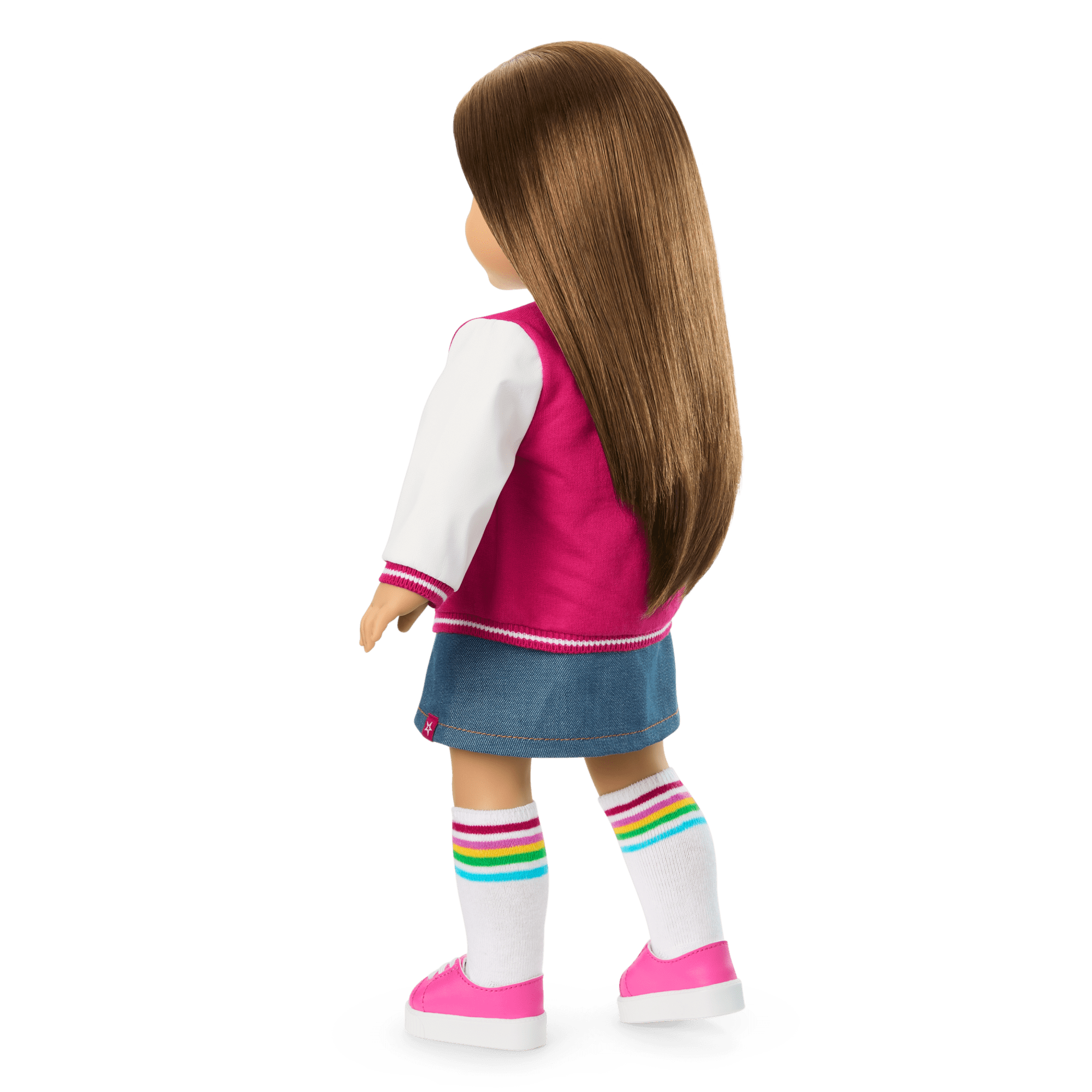 Truly Me™ 18-inch Doll #107 with straight brown hair | American Girl®