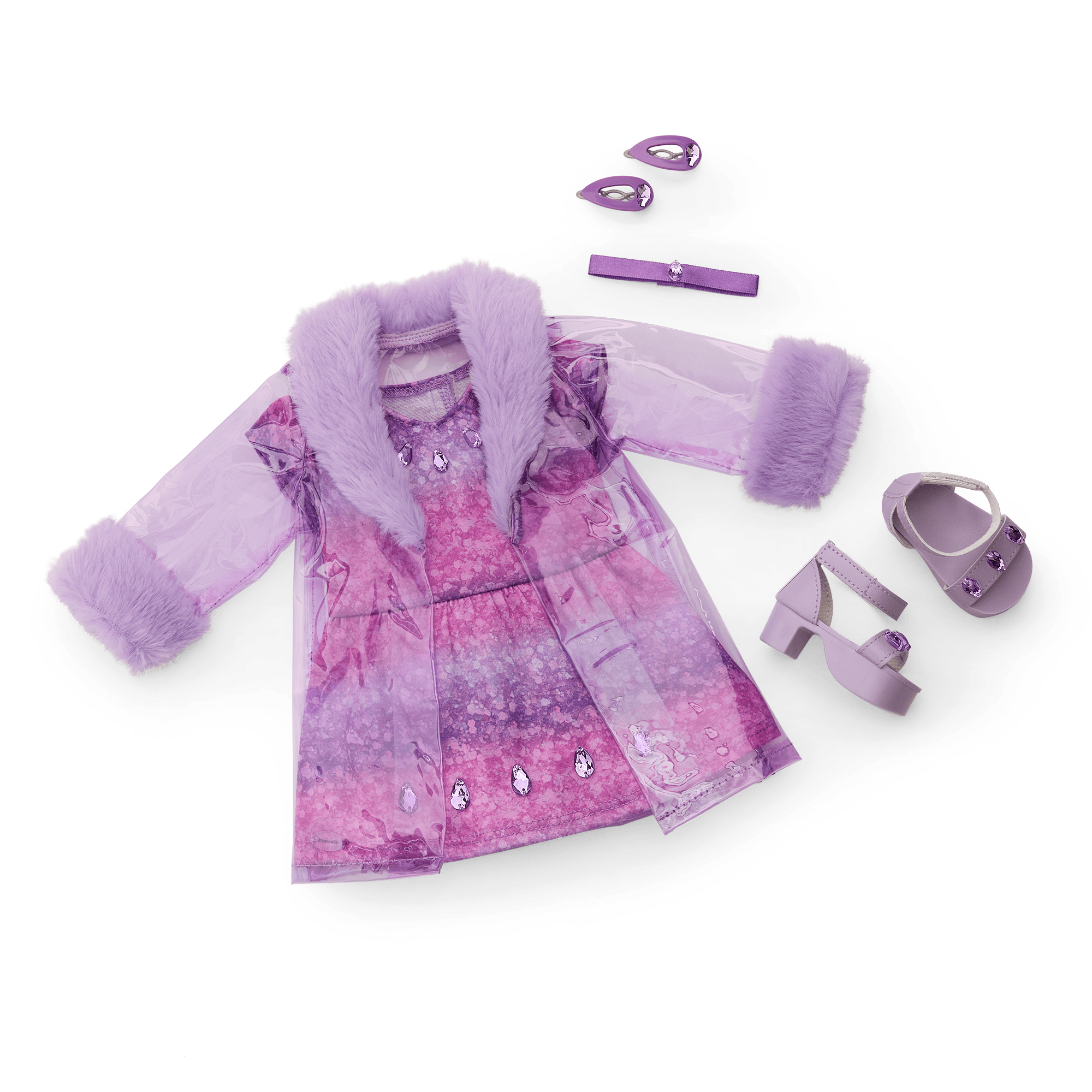 February Amazing Amethyst Birthstone Outfit | American Girl®