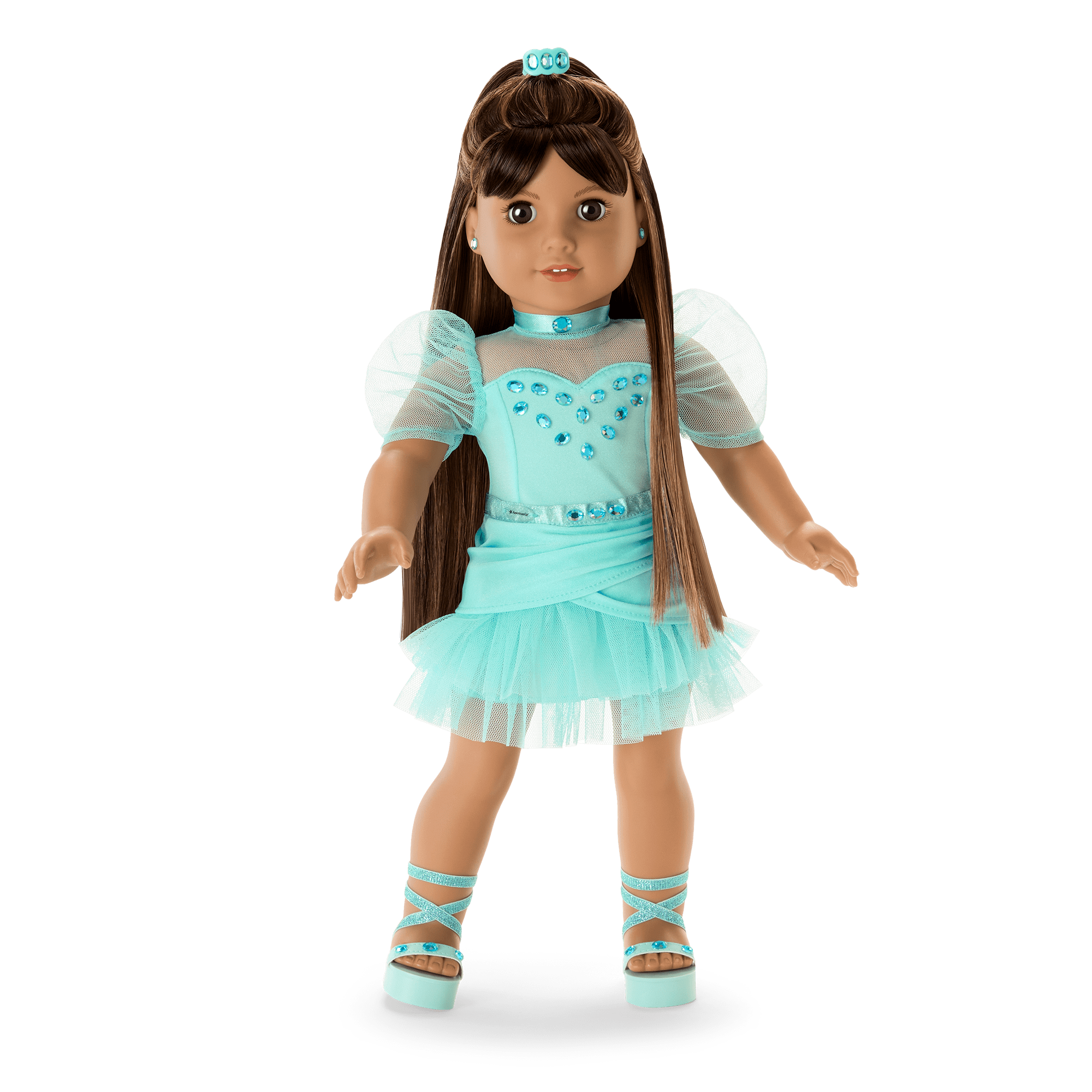 March Gleaming Aquamarine Birthstone Outfit | American Girl®