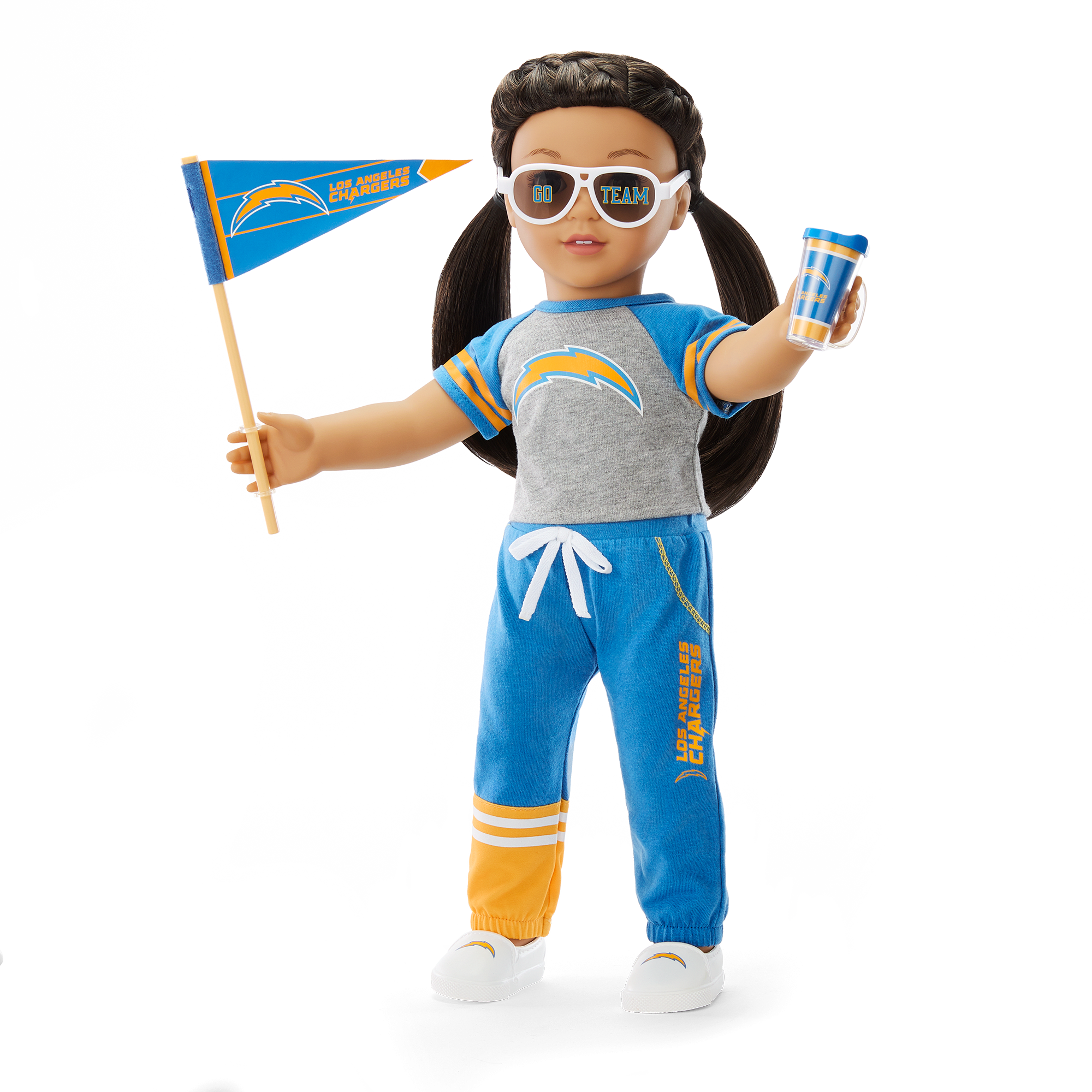 NFL Los Angeles Chargers Fan Gear for Dolls | American Girl®