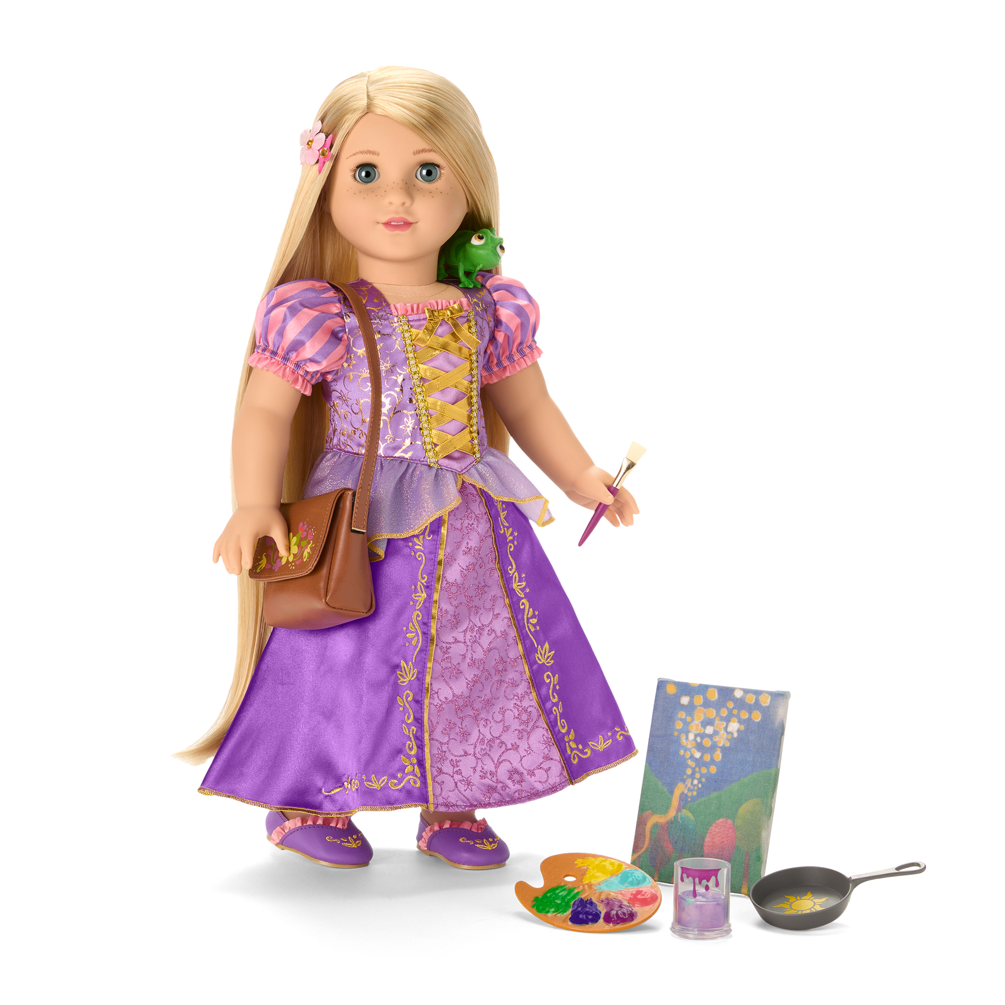 American Girl® Disney Princess Rapunzel Painting Accessories & Pascal