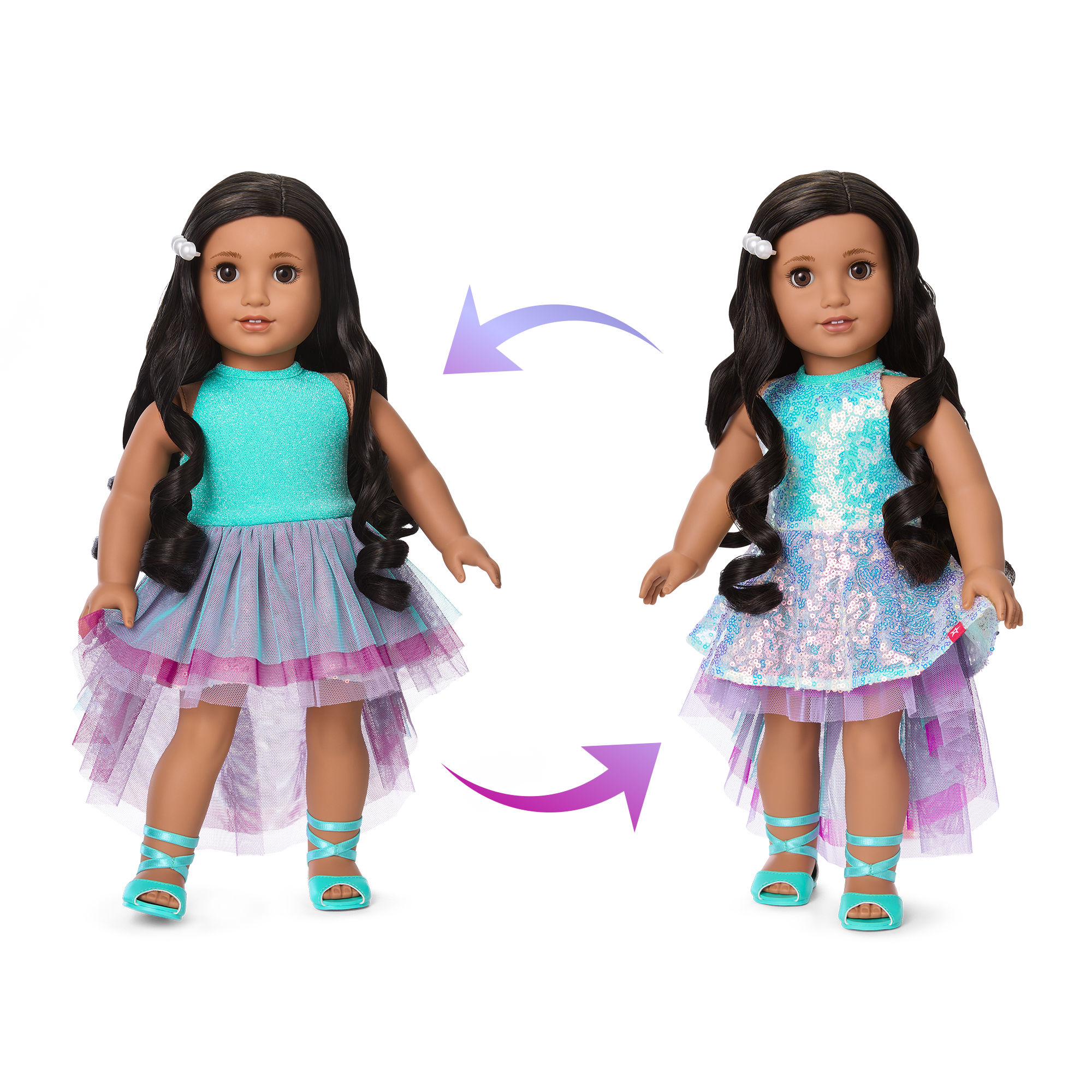 Glam Shimmering Ocean Outfit for 18-inch Dolls | American Girl®