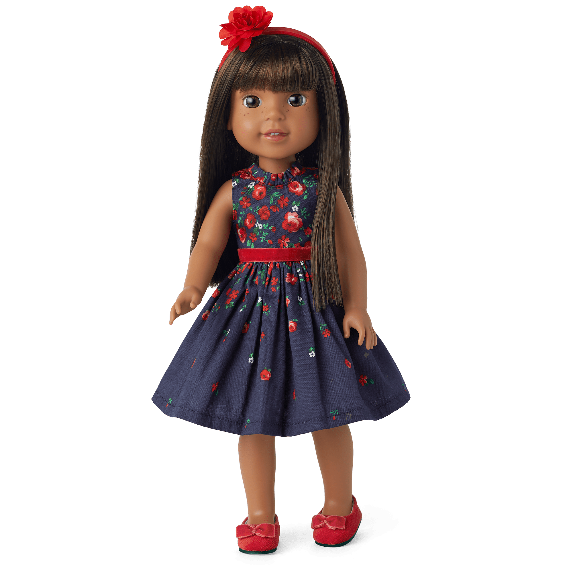 AG x Janie and Jack Wrapped in Roses Dress for WellieWishers™ Dolls