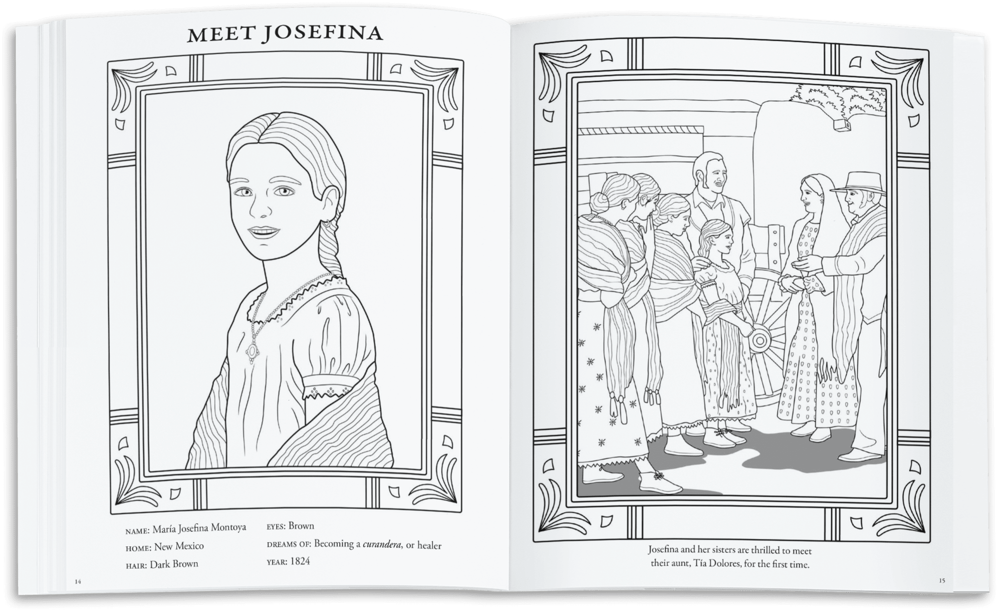 American Girl Doll Julie Coloring Pages